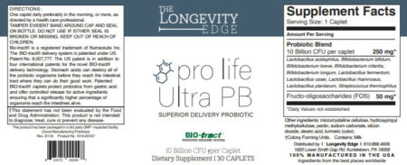 Pro Life Ultra Probiotic – The Longevity Edge