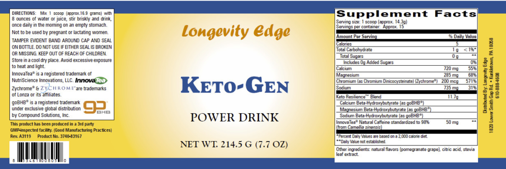 KetoGen Original – The Longevity Edge